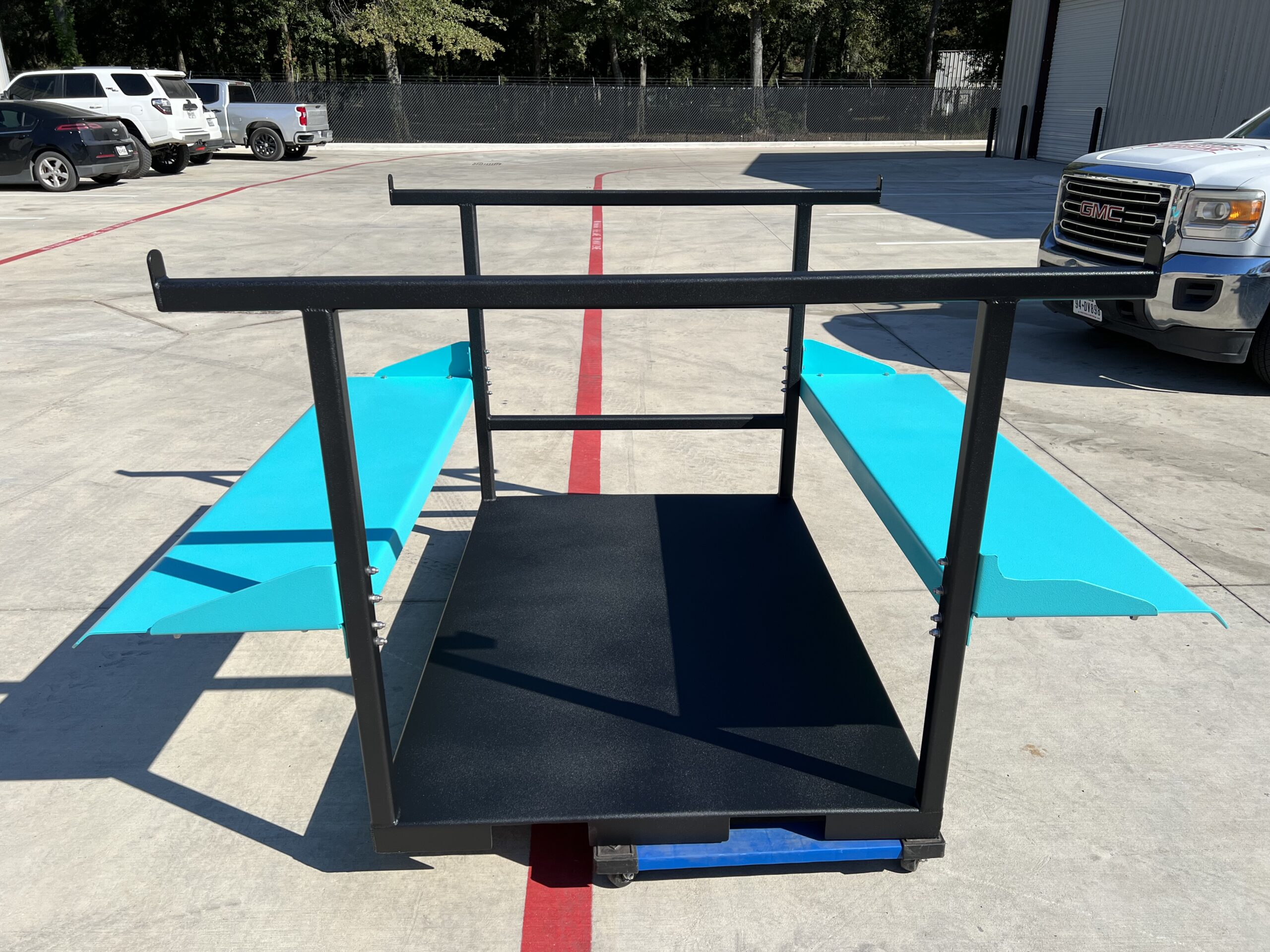 Three Custom Colors Raptor Lined Skid - TPWS Tampa