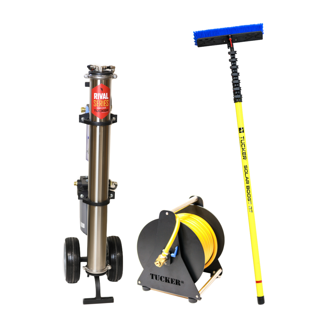 TUCKER® WATER FED POLE SOLAR PANEL CLEANING KIT W/RIVAL - TPWS Tampa